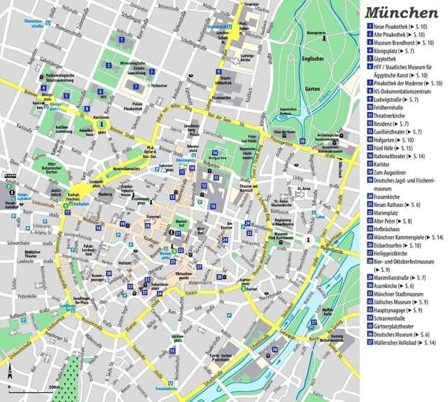 Munich tourist map | Munich Map 360