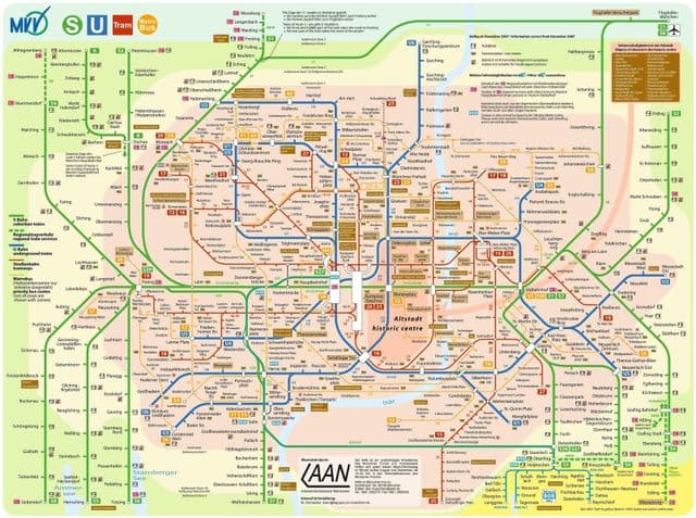 Munich bus system map | Munich Map 360