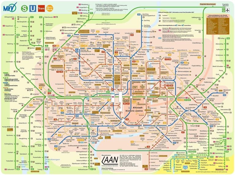 Munich bus system map | Munich Map 360